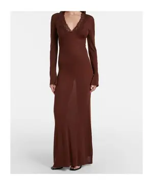 AYA MUSE Lace-trimmed Dress