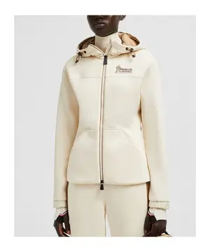 Moncler Logo Detailed Drawstring Hoodie