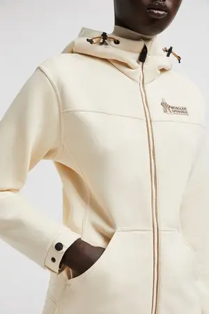 Moncler Logo Detailed Drawstring Hoodie
