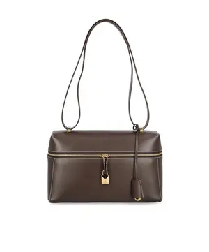 Loro Piana Extra Zip-up Shoulder Bag - Brown