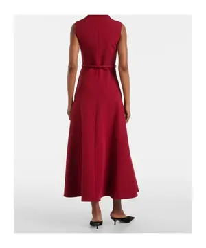 Roland Mouret Sleeveless Maxi Dress With Detachable Belt