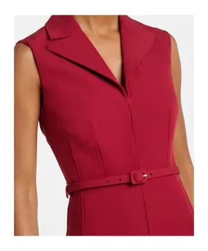 Roland Mouret Sleeveless Maxi Dress With Detachable Belt