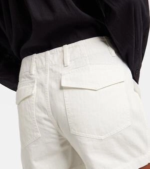 NILI LOTAN Utility Cotton Shorts