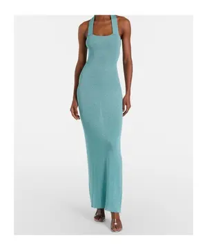 AYA MUSE Knitted Sequined Dress