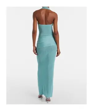 AYA MUSE Knitted Sequined Dress