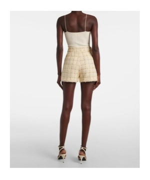 Giambattista Valli Checked Cotton-blend Shorts