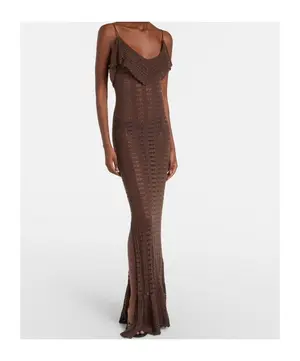 AYA MUSE Ruffled Cutout Dress
