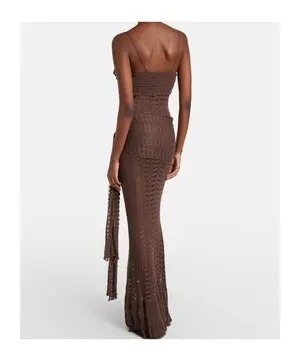 AYA MUSE Ruffled Cutout Dress
