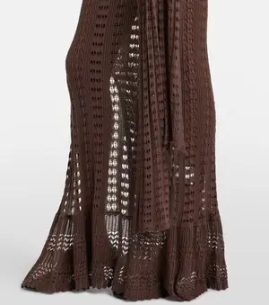 AYA MUSE Ruffled Cutout Dress
