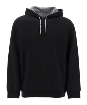 Brunello Cucinelli Long Sleeved Drawstring Hoodie
