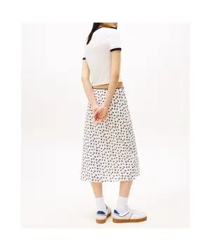 Tommy Hilfiger Trim Midi Skirt
