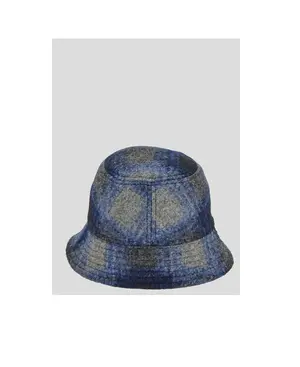 Isabel Marant Étoile Logo Embroidered Checked Bucked Hat