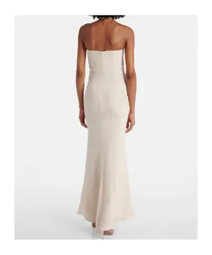 Roland Mouret Embellished Halterneck Silk Gown