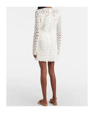 Simkhai Mccall Crochet Cotton Minidress