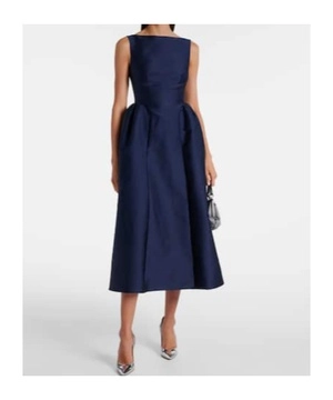 Roland Mouret Taffeta Midi Dress