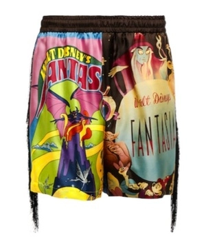 Stella McCartney X Disney Printed Silk Twill Shorts - Multicolor