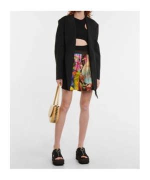 Stella McCartney X Disney Printed Silk Twill Shorts