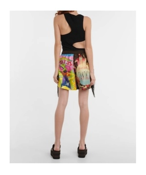Stella McCartney X Disney Printed Silk Twill Shorts