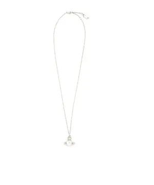 VIVIENNE WESTWOOD Pendant Necklace With Logo - White