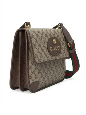 Gucci Gg Supreme Messenger Bag - Beige/ebony