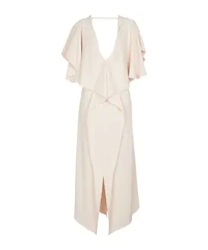 Roland Mouret Frilly-edged Strap Dress