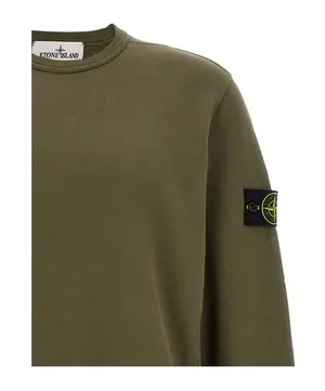 Stone Island Logo Patch Crewneck Sweatshirt