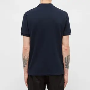 Play Comme Des Garcon Heart Patch Polo Shirt