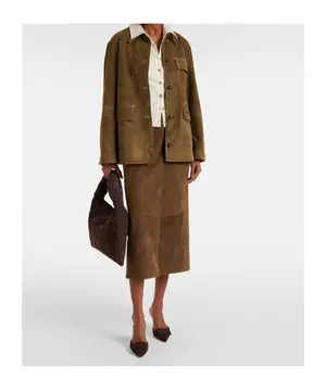 Vince Back Zip Pencil Skirt