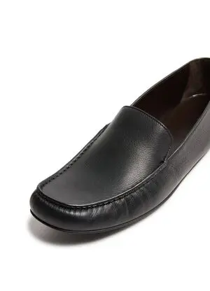 THE ROW Leo Loafers In Leather