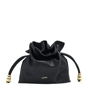 Loewe Mini Flamenco Nappa Calfskin Clutch - Black
