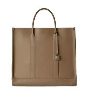 Loro Piana Large Beam Tote - Warm Frankincense/agate