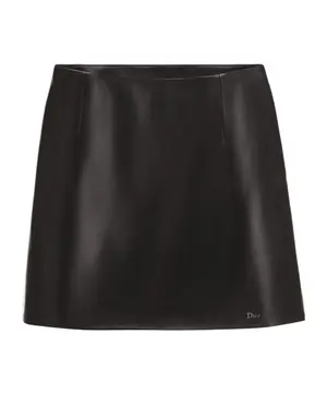 Dior Straight Miniskirt - Black