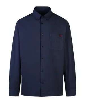 A.p.c. Buttoned Long-sleeved Shirt - Black
