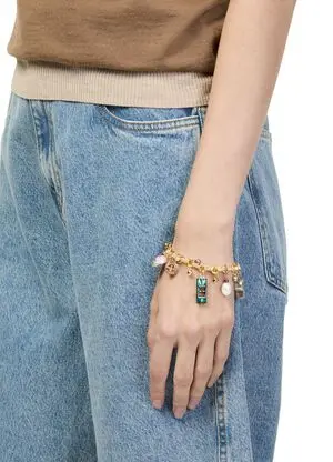 Miu Miu Multicolor Jewelled Bracelet