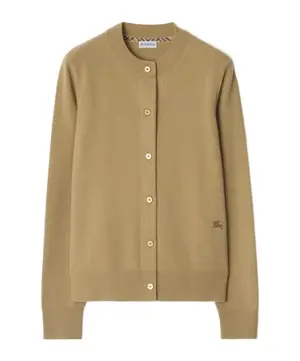 Burberry Embroidered Buttoned Cardigan