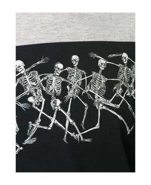 Alexander McQueen Jumping Skeletons Printed T-shirt