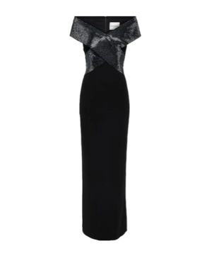 Roland Mouret Off Shoulder Dress - Black
