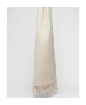 Max Mara Logo Tassel Scarf