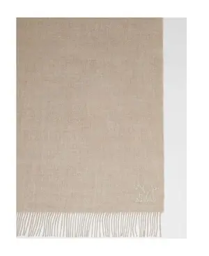 Max Mara Logo Tassel Scarf
