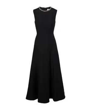 Roland Mouret Embellished Dress - Black