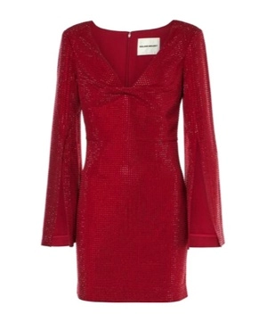 Roland Mouret Sequined Minidress - Red