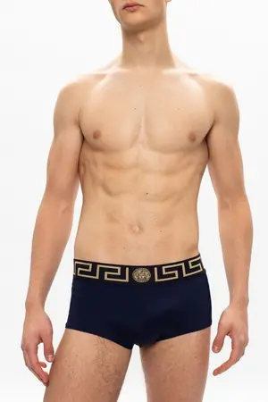 Versace Medusa Greca Band Swim Briefs