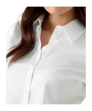 Guess Long-sleeved Shirt With Pointed Collar