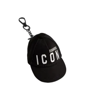 Dsquared2 Icon Logo-printed Baseball Cap Charm Keychain