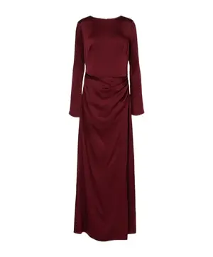 Simkhai Qiana Draped Robe - Brown
