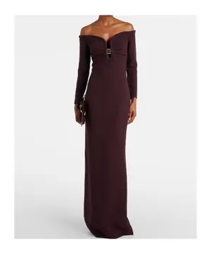 Roland Mouret Embellished Cady Gown