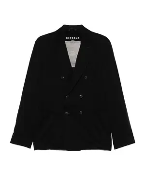 CIRCOLO 1901 Double-breasted Jacket - Black