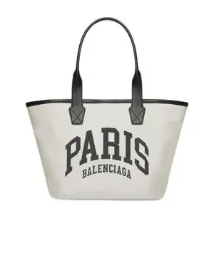 Balenciaga Borsetta Tote Cities Paris Jumbo Da Donna In Beige - Nude