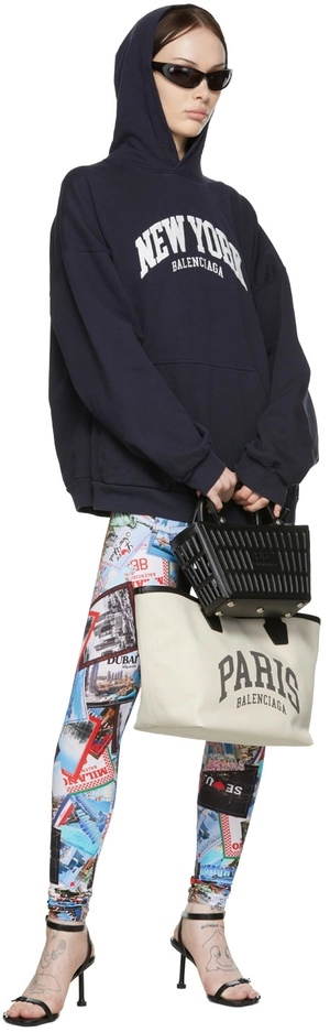 Balenciaga Cities Paris Jumbo Tote - Nude