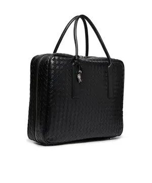 Bottega Veneta Getaway Logo Briefcase
